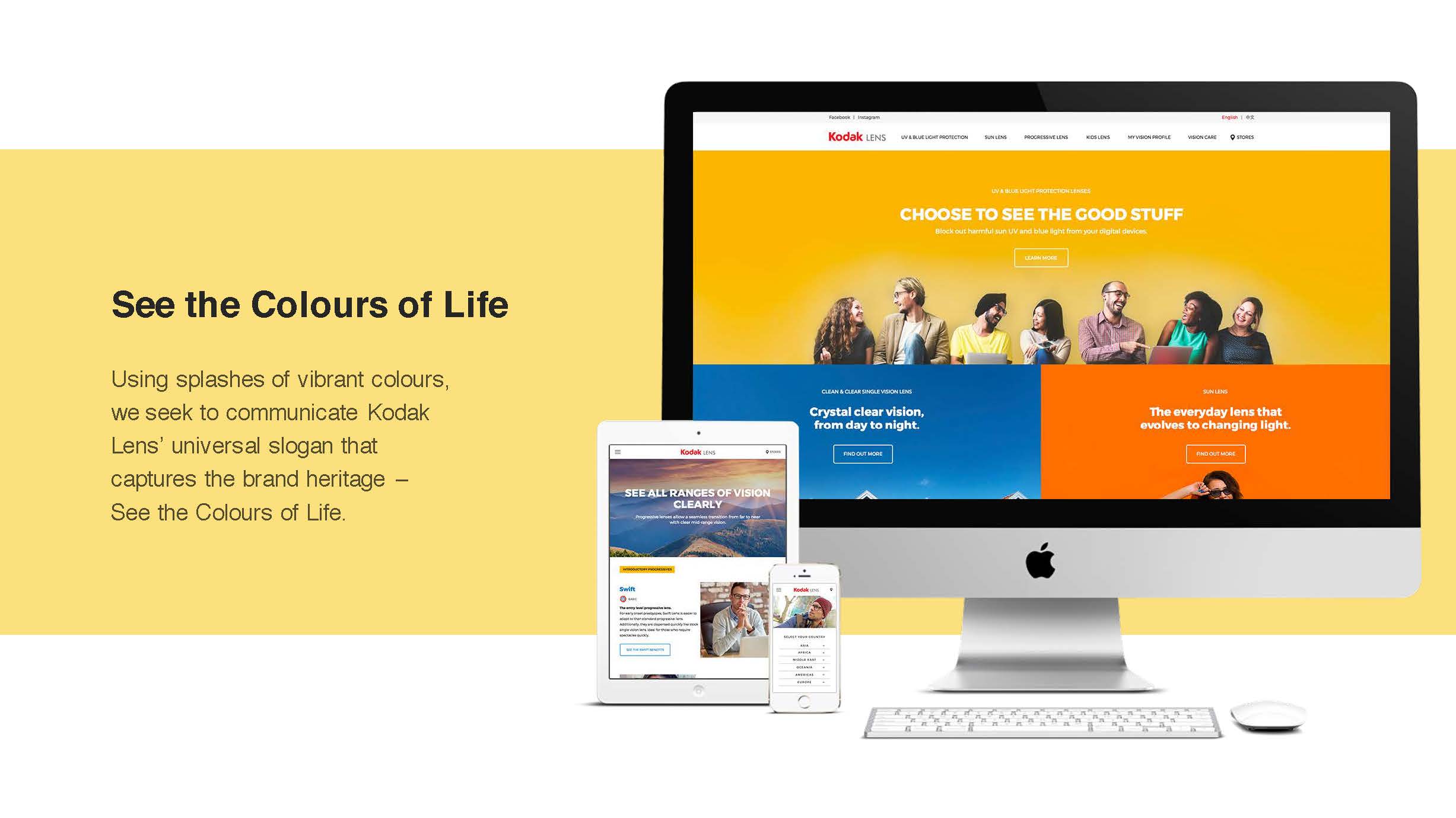 Kodak Lens Global Website Revamp – Jade Pang Design Studio